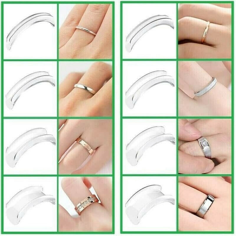 Ring Size Reducer Invisible Ring Adjuster For Loose Rings 8 Sizes ...
