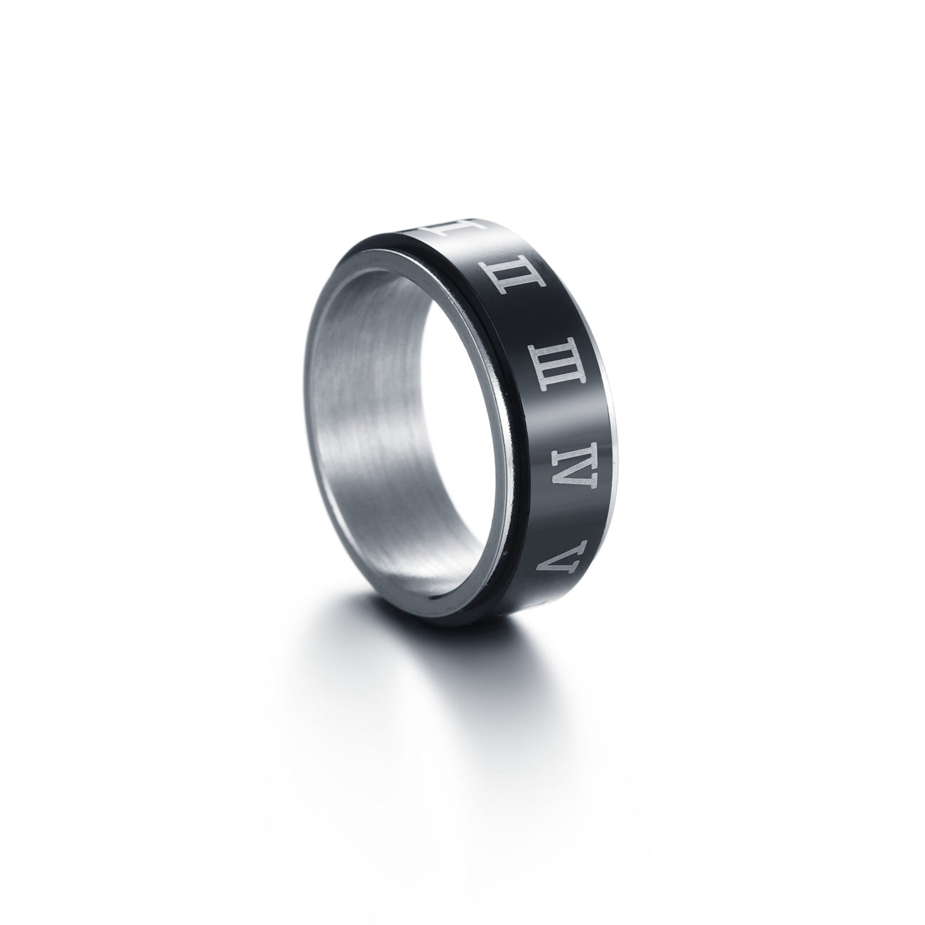 Roman Numerals Viking Words Engraved Ring For Men – BLING QUEEN