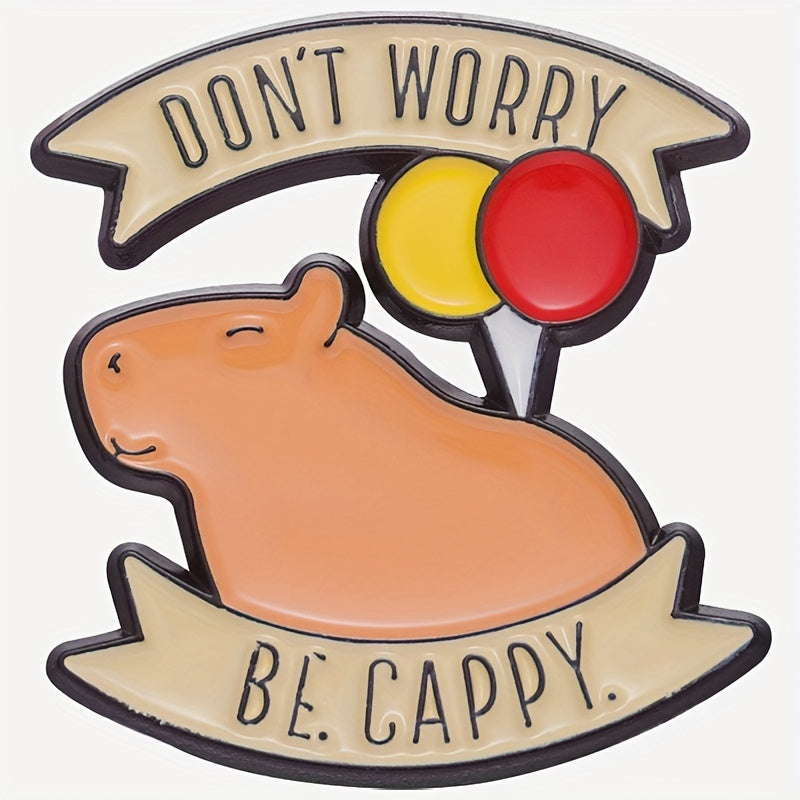Capybara Balloon Enamel Pins – BLING QUEEN