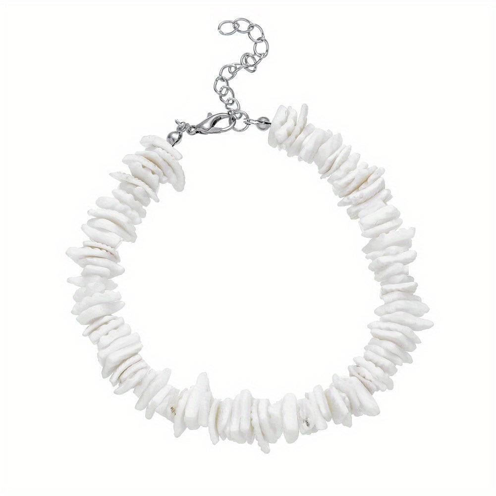 Puka Shell Necklace Hawaiian Seashell Necklace For Men – BLING QUEEN