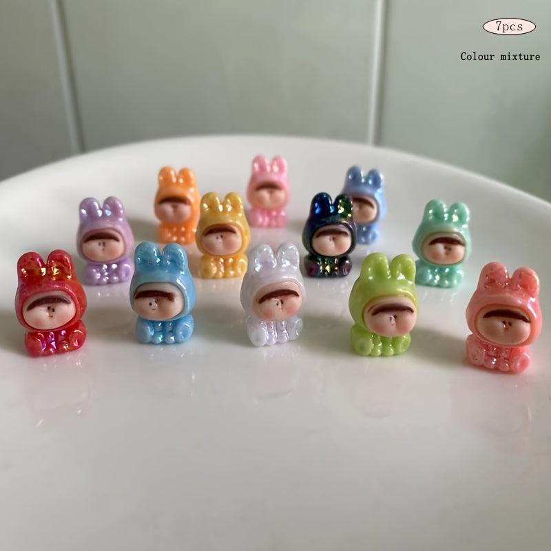 7pcs Mixed Resin Character DIY Decorations – BLING QUEEN