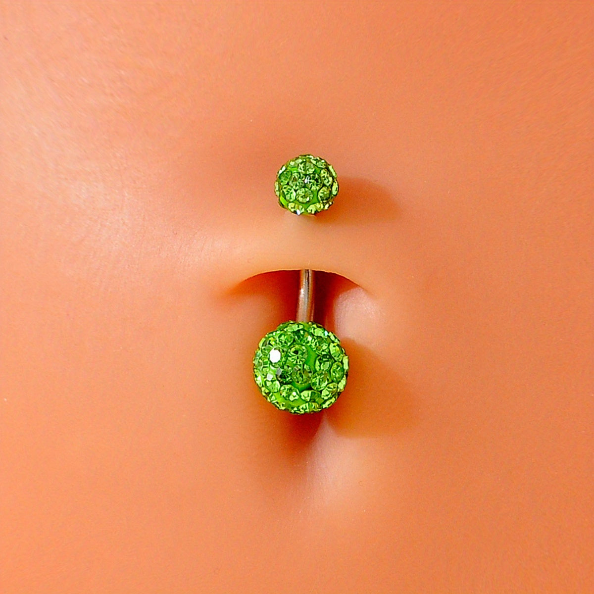 Zircon Belly Button Ring Stainless Steel Navel Piercing – BLING QUEEN